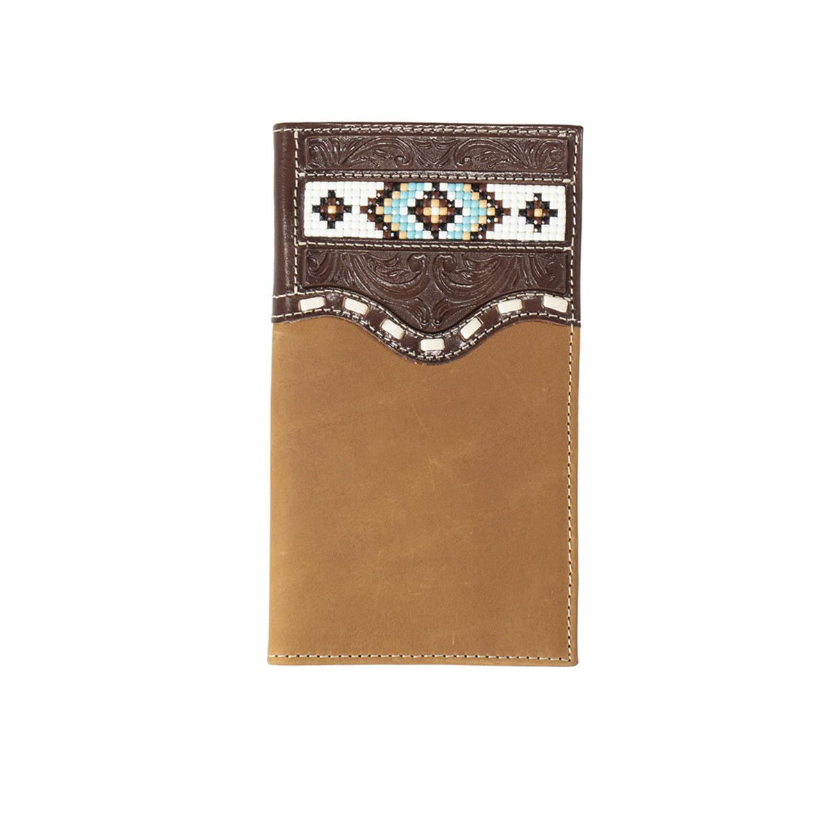 Nocona Rodeo Style Wallet Beaded Inlay N5416102 - OUTLAWS WESTERN WEAR