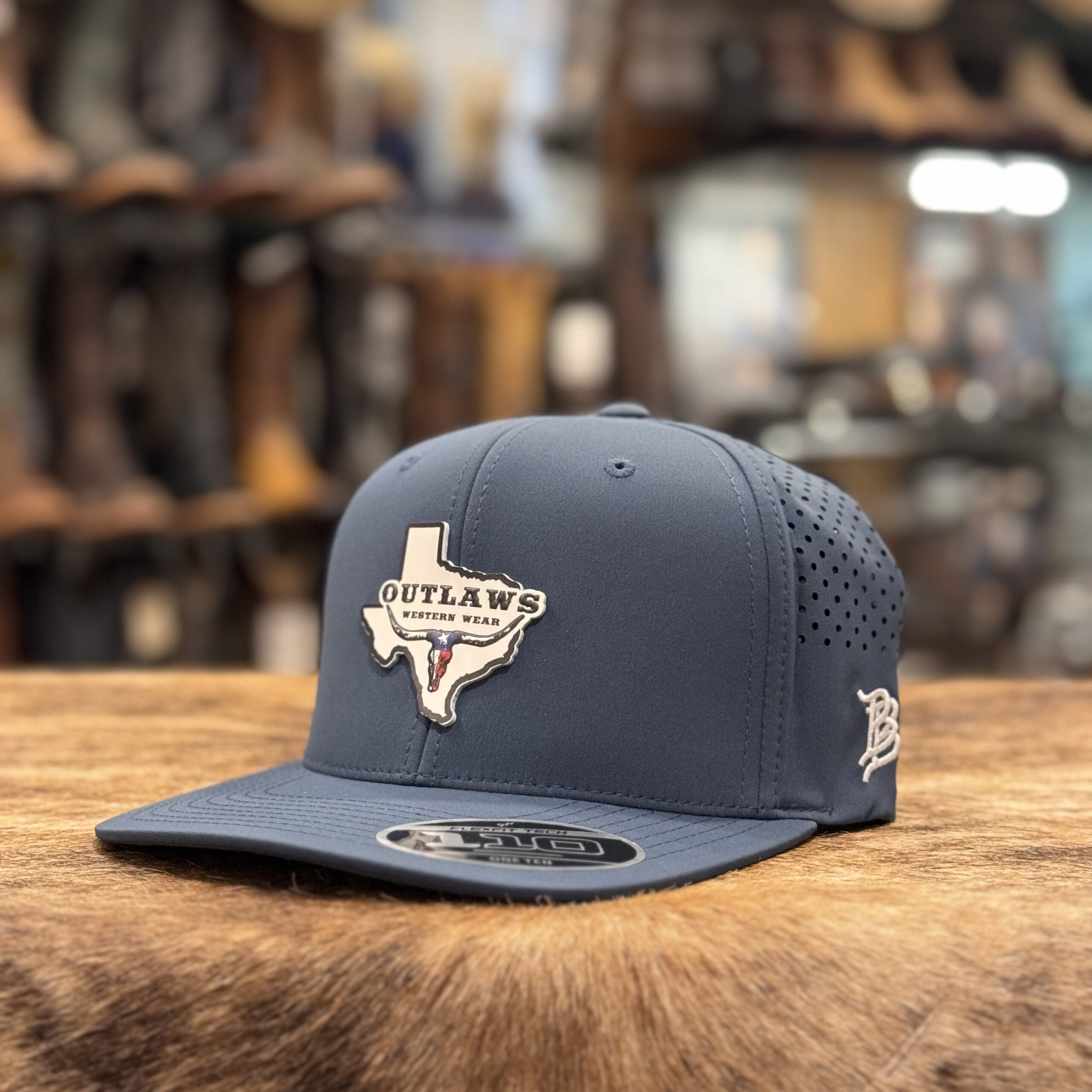 Outlaws Navy Flat Performance Texas Map – OUTLAWS WESTERN WEAR